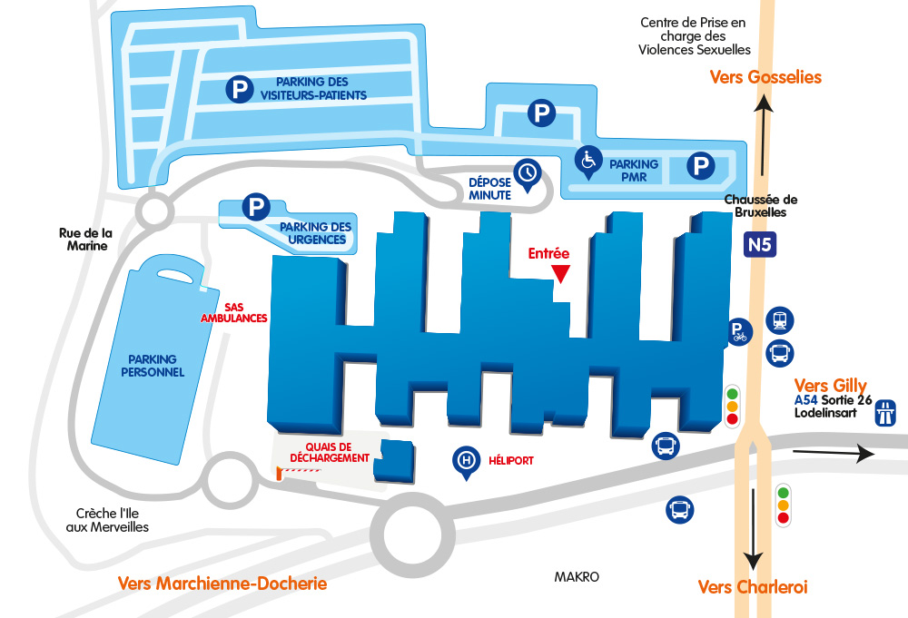 Accès et parkings | HUmani